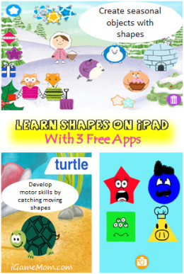 FREE Apps: Learn shapes with Tiggly – interactive iPAD toy
