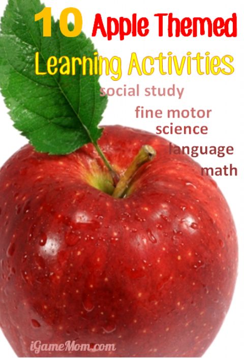 10 Apple Themed Learning Activities 10 Apple Themed Learning Activities