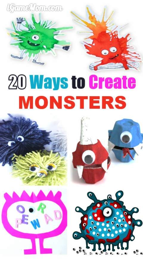 20 Ways to Create Monsters to Ease Monster Fears
