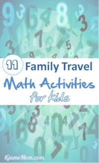 Math Activities for Family Vacation and Holiday Travels