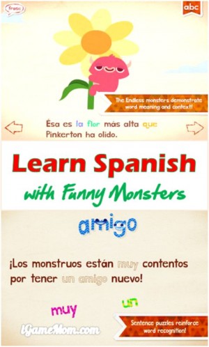 Learn Spanish With Funny Monsters