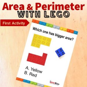 LEGO Building Challenge Games to Learn Area and Perimeter